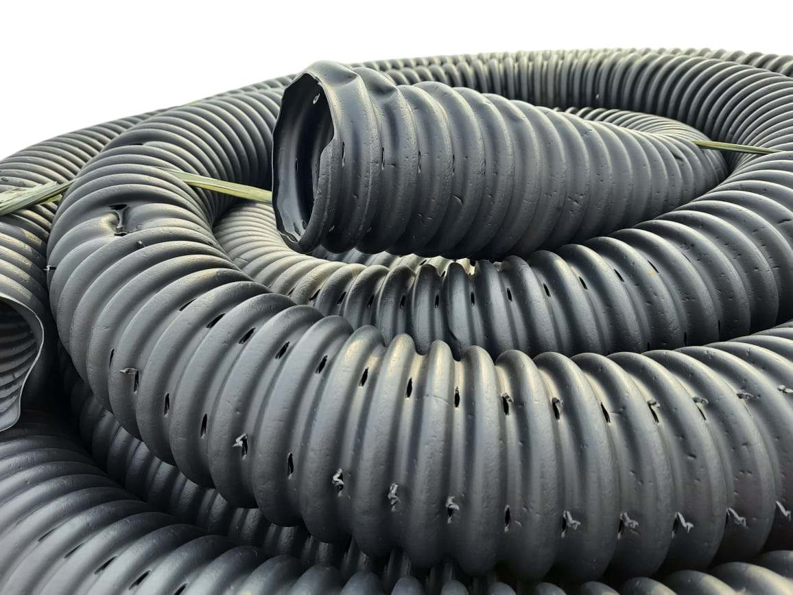 Tubo de Drenagem 50 mts – Resistência e Qualidade Garantida
